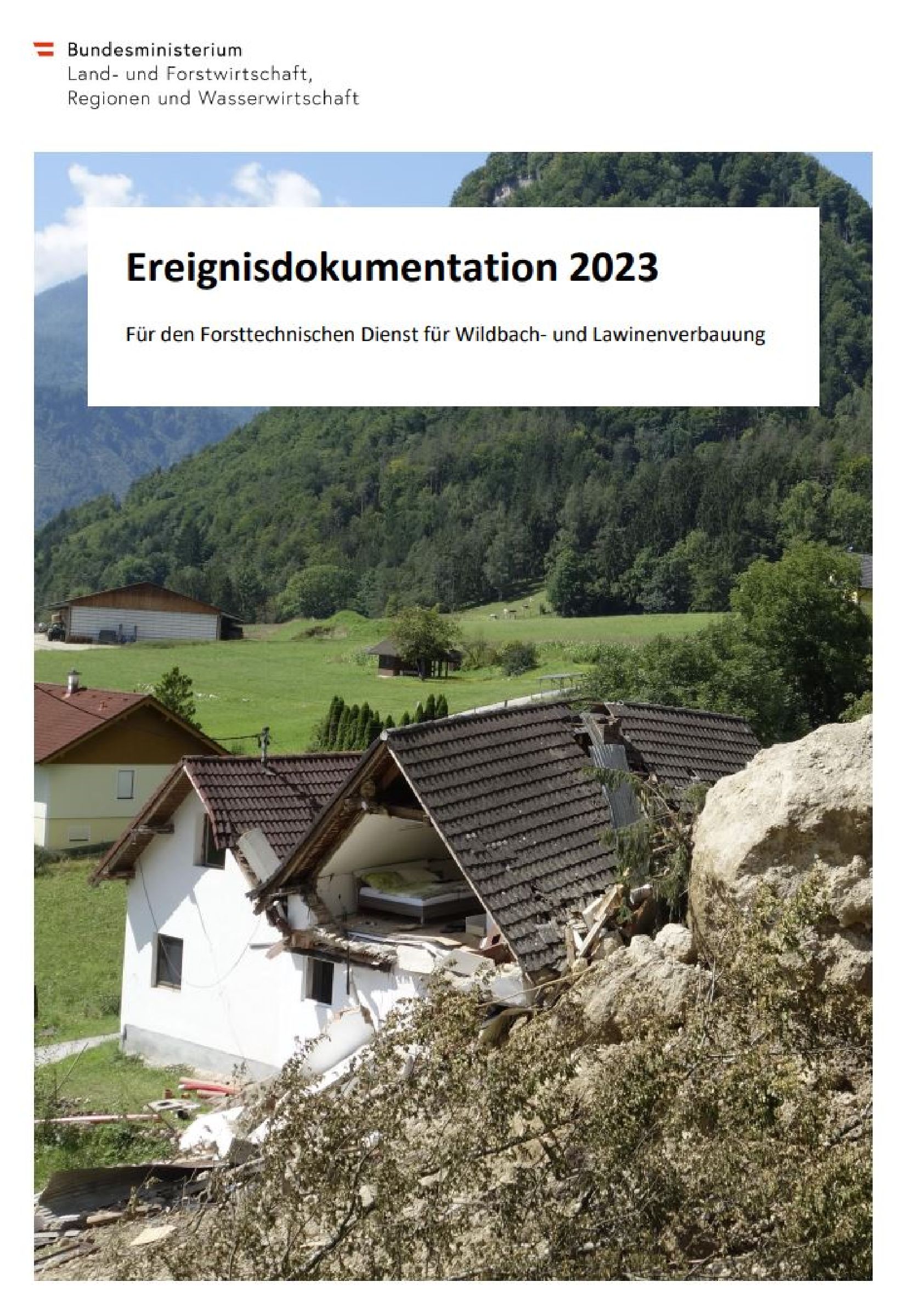 Ereignisdokumentation 2023 - Leben mit Naturgefahren